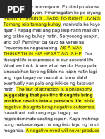 Tagalog Christian Sermon Outline | PDF