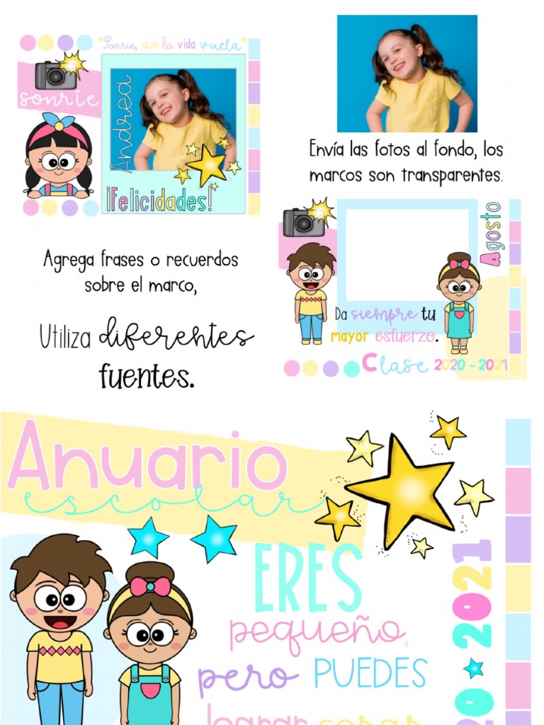 Anuario Escolar Editable | PDF