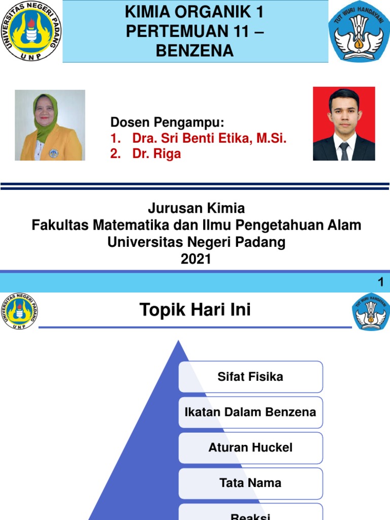 KO1 - Pertemuan 11 - Benzena | PDF