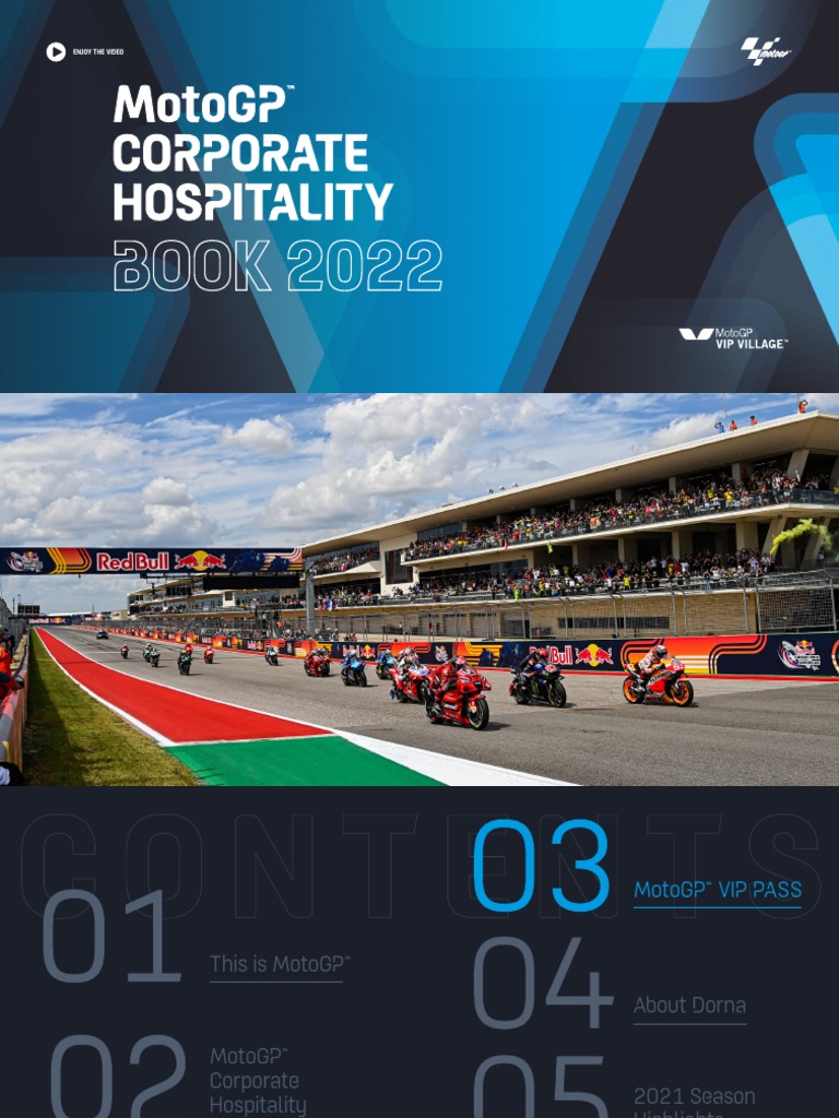 MotoGP™ CORPORATE HOSPITALITY BOOK 2022 1 | PDF | Motorcycle Racing ...