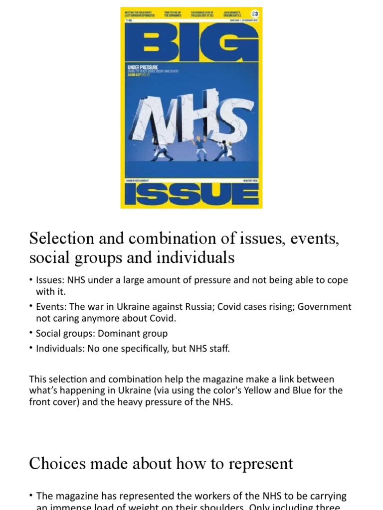 The Big Issue - Nhs | PDF | Social Science