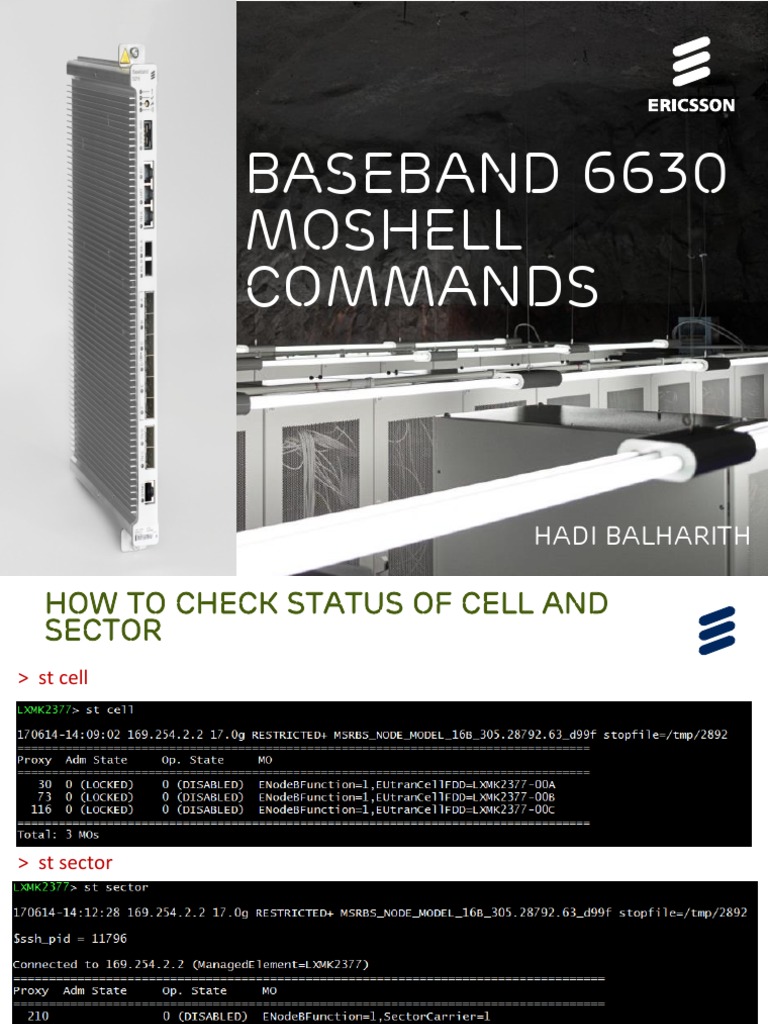 4 Baseband 6630 Moshell Commands Pdf Computer Science Telecommunications Standards 