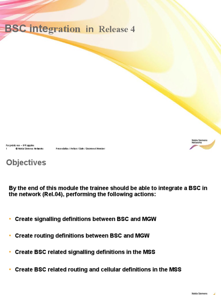 08 - BSC Integration To Rel4 | PDF | Information And Communications ...