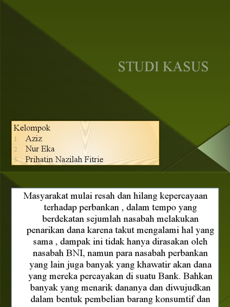 Studi Kasus | PDF
