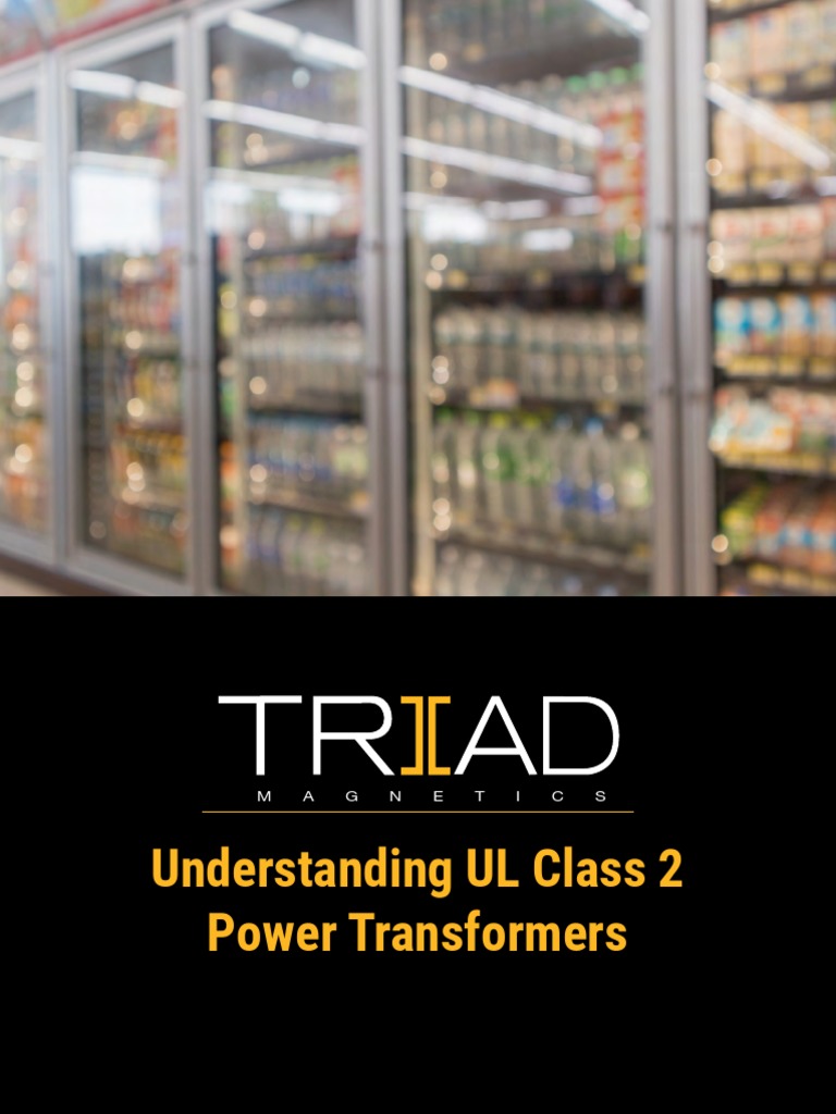 UL Class 2 Power Transformers | PDF | Transformer | Insulator (Electricity)