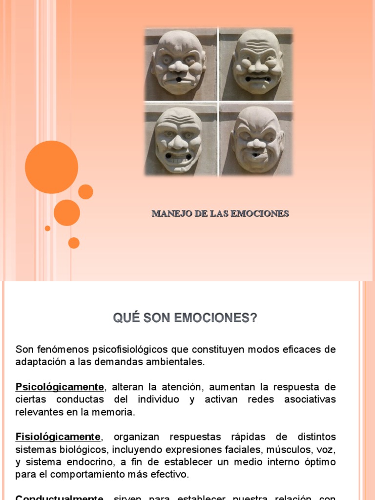 Taller Manejo Emociones | PDF | Las emociones | Ira