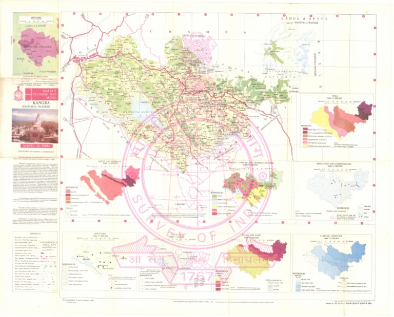 District Planning - Map - Kangra - WMRK | PDF