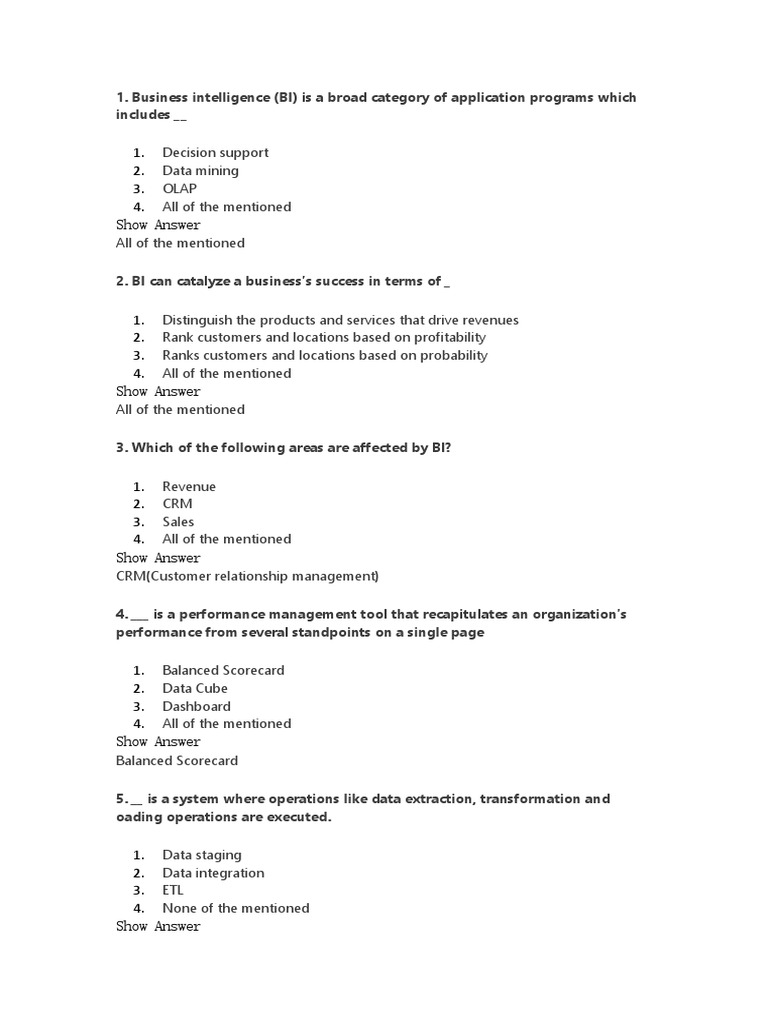 ABA EXTERNAL MCQ1 Merged Merged Merged | PDF | Cluster Analysis | Data Warehouse