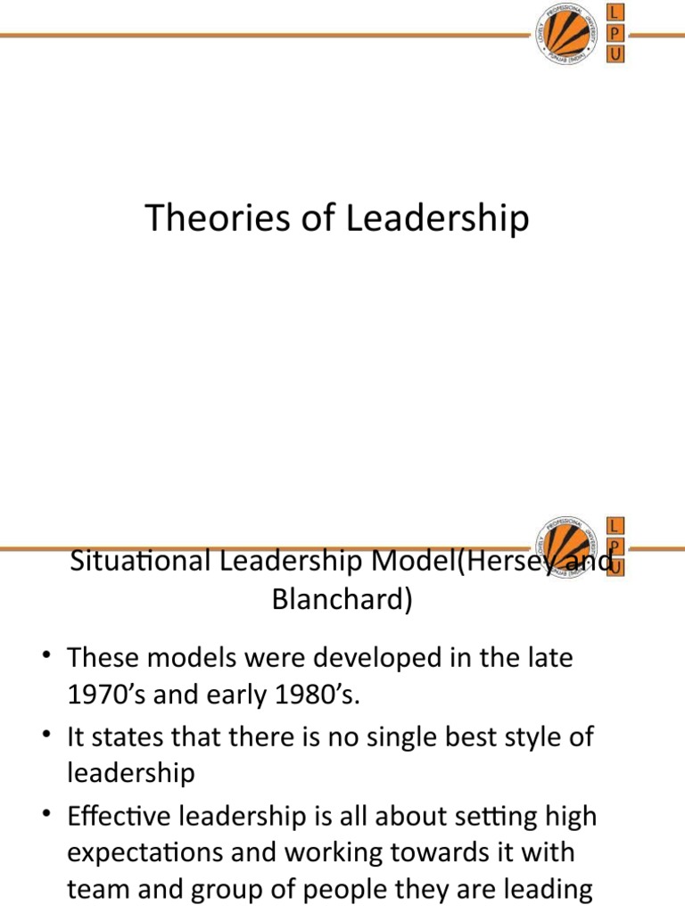 Leadership Theories Explained: Models & Traits | PDF | Leadership ...