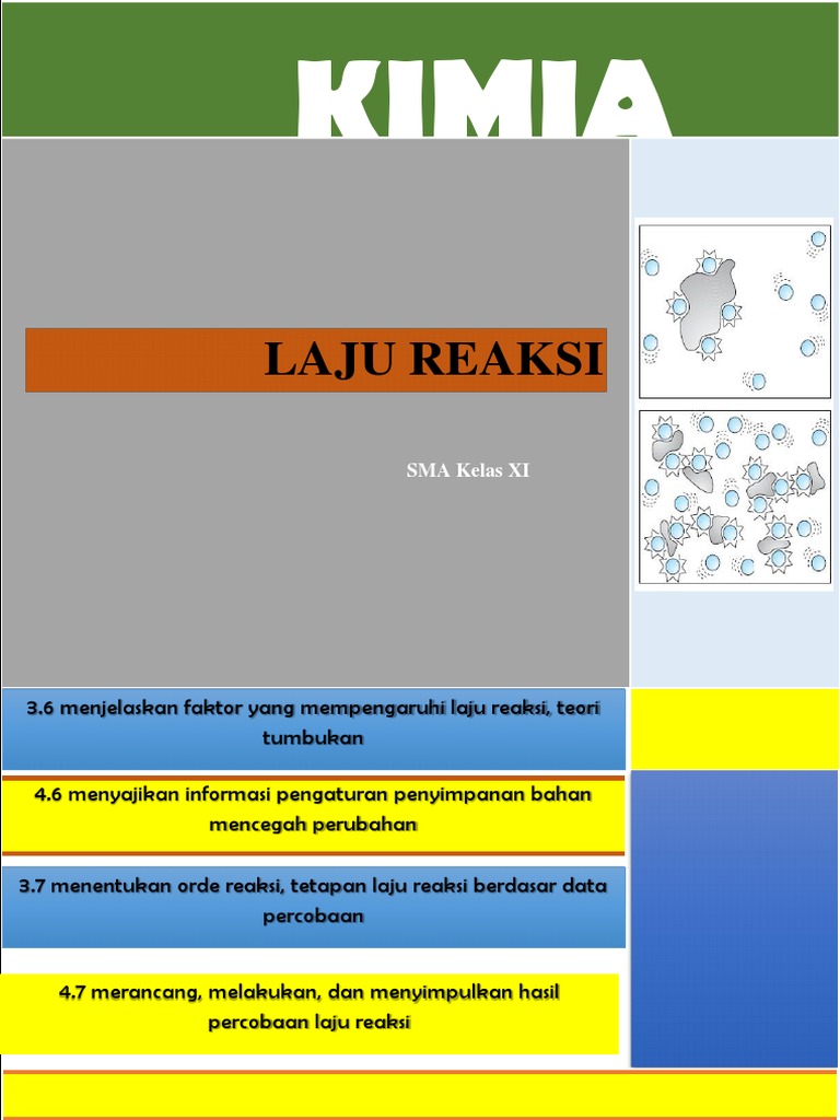 Bahan Ajar Laju Reaksi | PDF