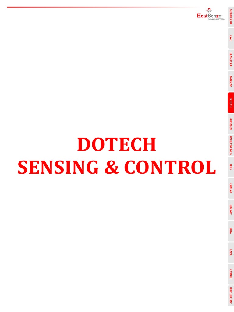 Dotech Sensing & Control | PDF | Sensor | Power Supply