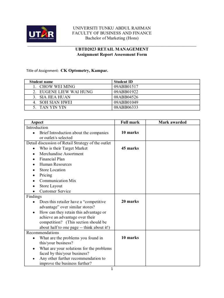 Retail Management Assignment Print Pdf Customer Relationship