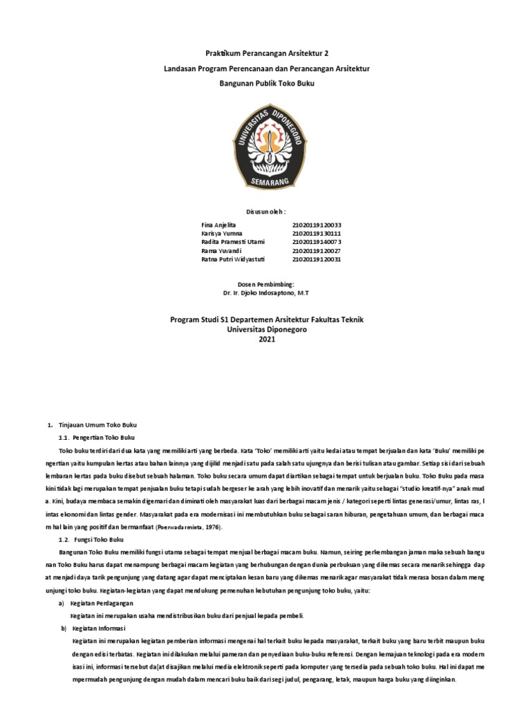 LP3A - Toko Buku - Revisi | PDF