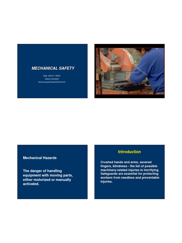 Mechanical Safety | PDF | Machines | Belt (Mechanical)