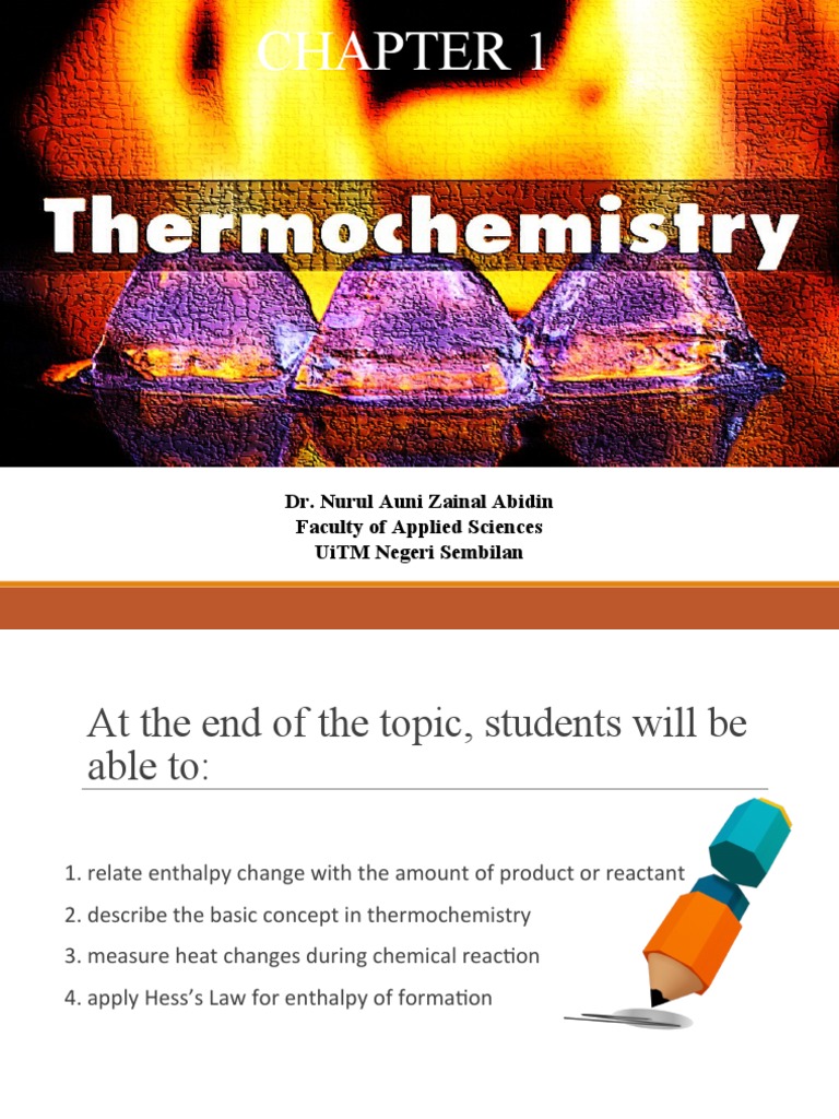 Chapter 1 Thermochemistry | PDF | Chloride | Chlorine