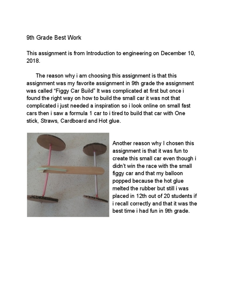 9th Grade Work 1 | PDF