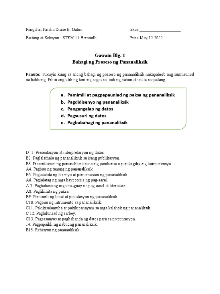Q4-Week 4-Activity Sheets-Pagbasa | PDF