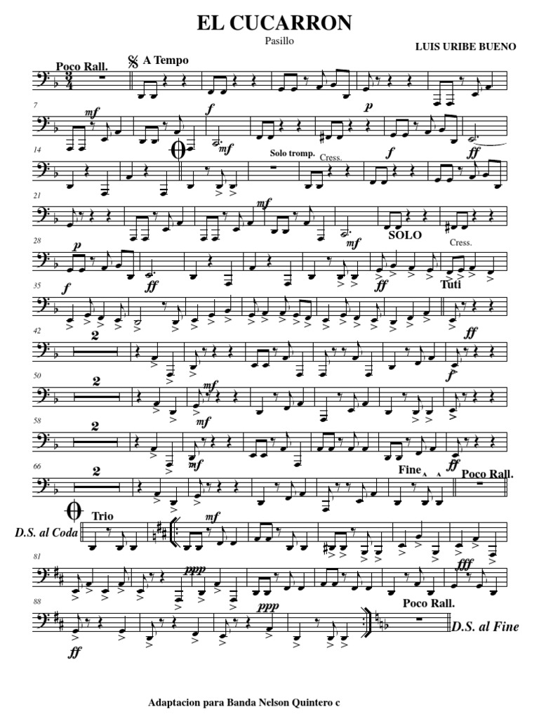 El Cucarrón - Tuba | PDF