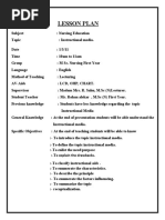 Lesson Plan On Simulation | PDF | Simulation | Teaching Method