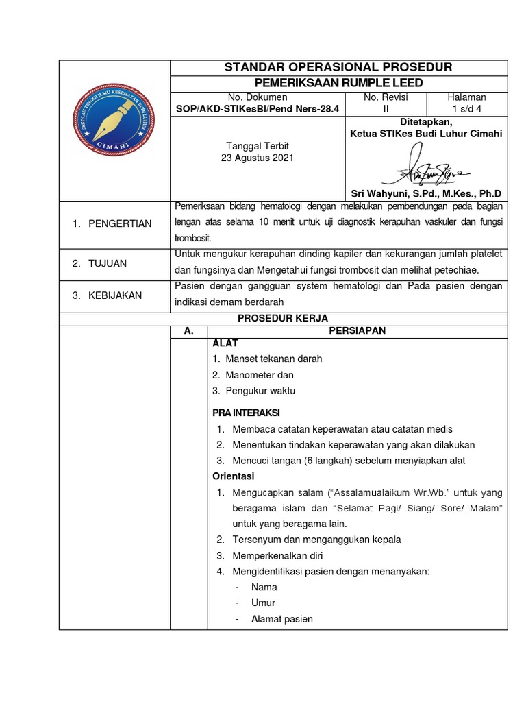4 Sop Rumple Leed | PDF