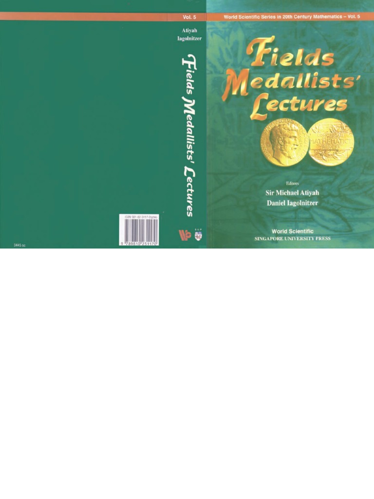 Fields Medallists' Lectures (World Scientific Series in 20th Century Mathematics) (PDFDrive ...
