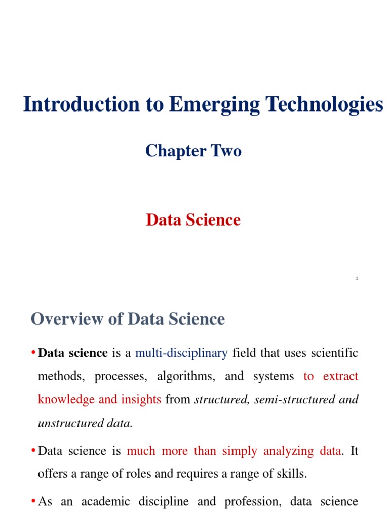 CH-2 Data Science | PDF | Apache Hadoop | Big Data
