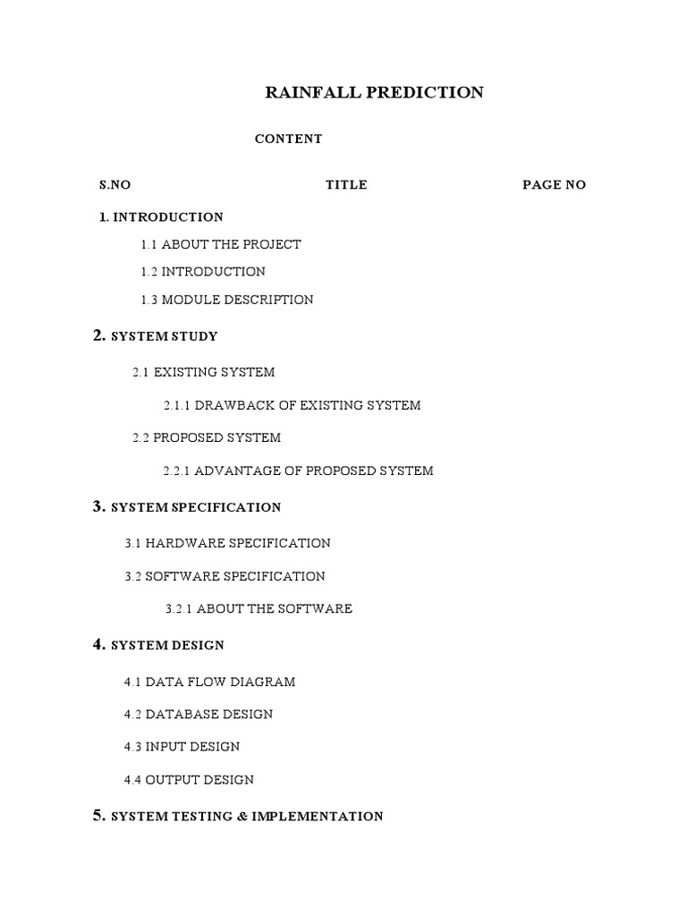 Rainfall Prediction Using Machine Learning | PDF | Software Testing ...