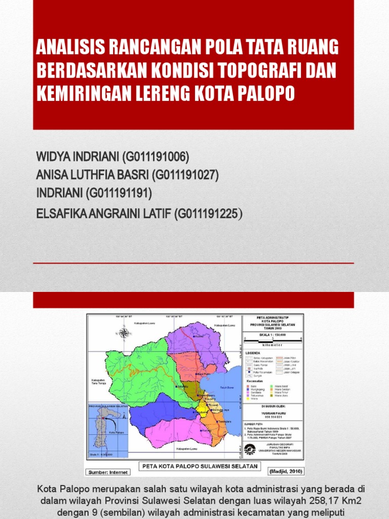 Analisis Rancangan Pola Tata Ruang Berdasarkan Kondisi Topografi | PDF
