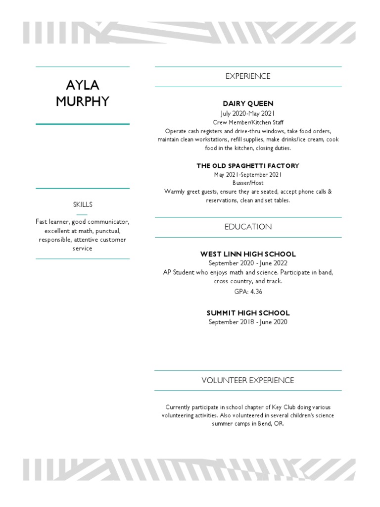 Ayla Resume | PDF