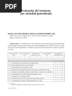 Cuestionario Gad 7 | PDF | Ansiedad | Trastornos mentales y conductuales