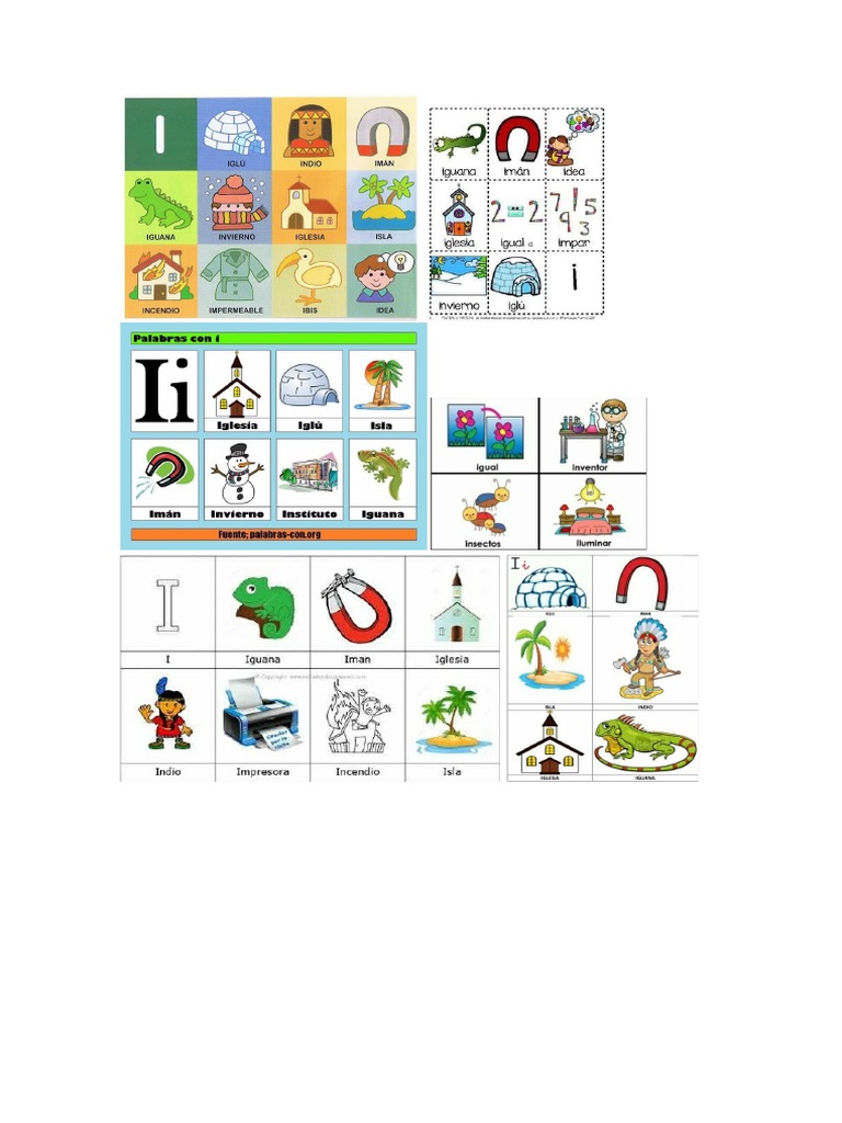 Animales Con Letra I | PDF