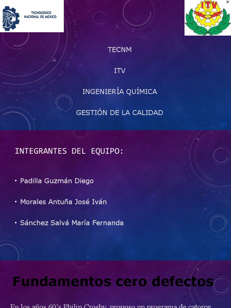 1.5 Fundamento de Cero Defectos | PDF | Gestión de la calidad