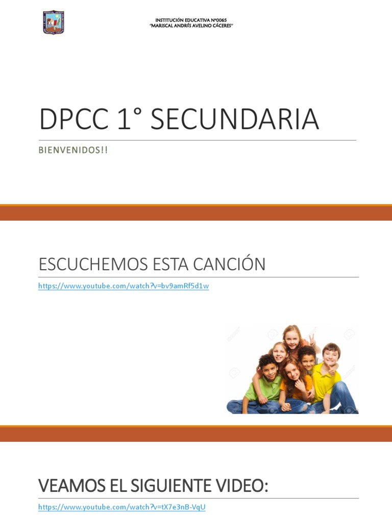 DPCC 1° Secundaria: Guía y Recursos | PDF | Crecimiento personal y ...