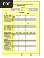 Diesel Generator Logsheet | PDF | Propulsion | Rotating Machines