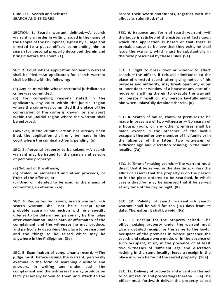 Search Warrant and Warrant of Arrest | PDF | Arrest Warrant | Probable Cause