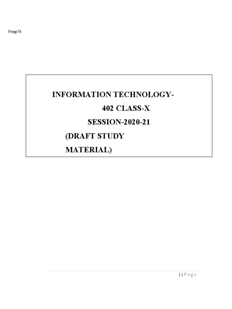 402-IT ClassX | PDF | Hyperlink | Image Scanner