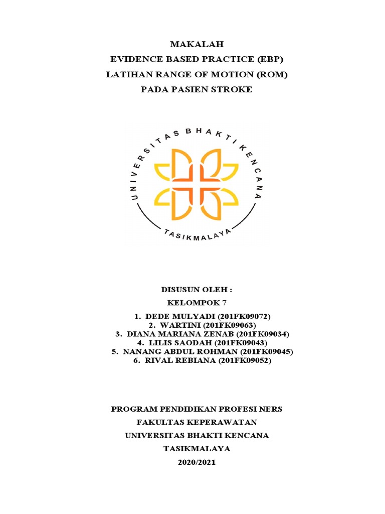 Ebp Rom Stroke | PDF