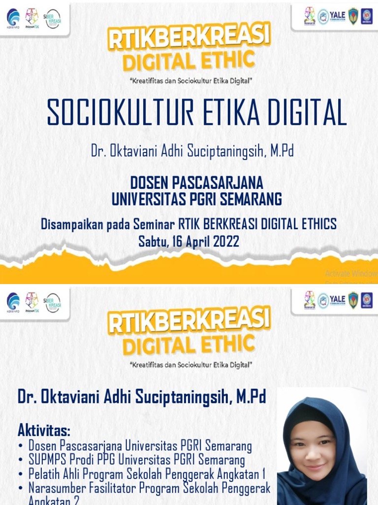 Sociokultur Etika Digital | PDF | Ilmu Sosial
