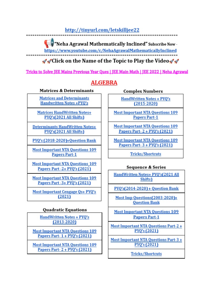 JEE 2022 - Merged | PDF | Ellipse | Integral