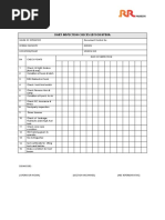 Inspection Checklist Hydra | PDF