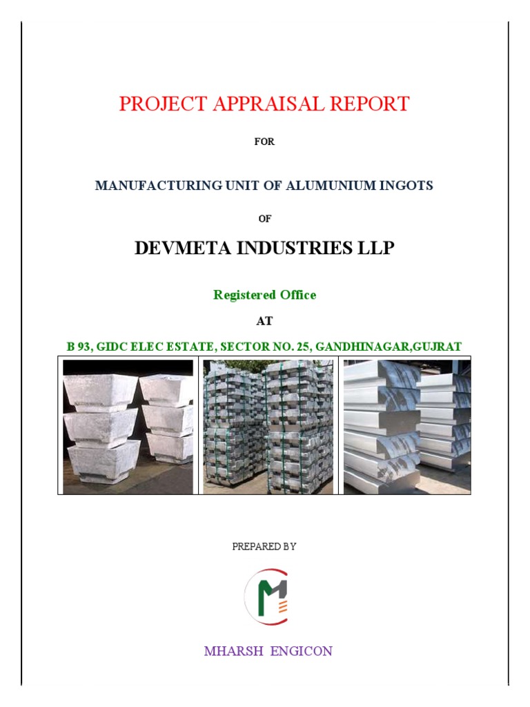 Project Appraisal Report: Devmeta Industries LLP | PDF | Economies ...