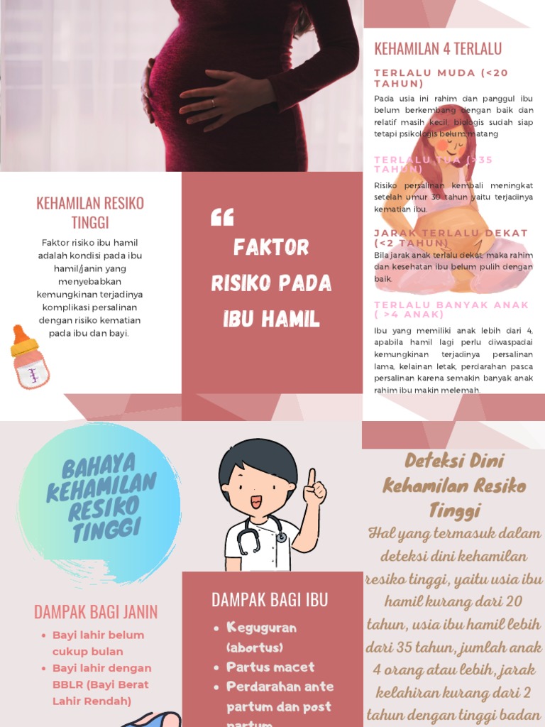 Deteksi Dini Faktor Risiko Kehamilan Tinggi | PDF