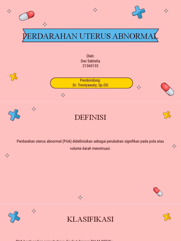 Materi Perdarahan Uterus Abnormal | PDF