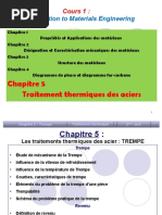 Chapitre 3 Diagramme Fer Carbone | PDF | Fonte (métallurgie) | Acier