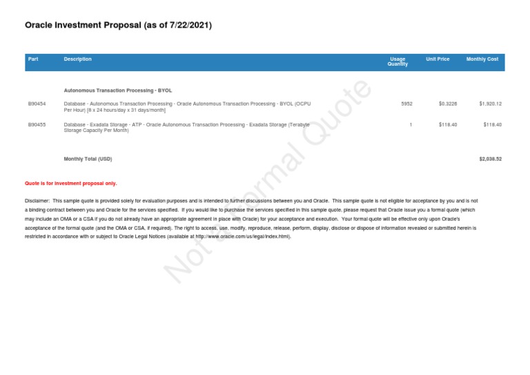 Autonomous Transaction Processing Ocpu Per Hour Pdf Database Transaction Computing