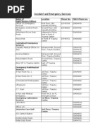 Lri Map Ward List Nov 2017 | PDF | Emergency Department | Hospital