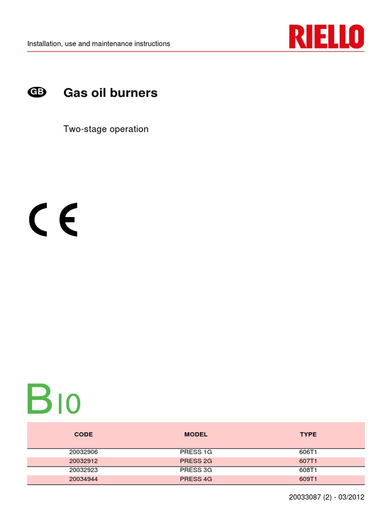 Fuel Burner's Manual | PDF
