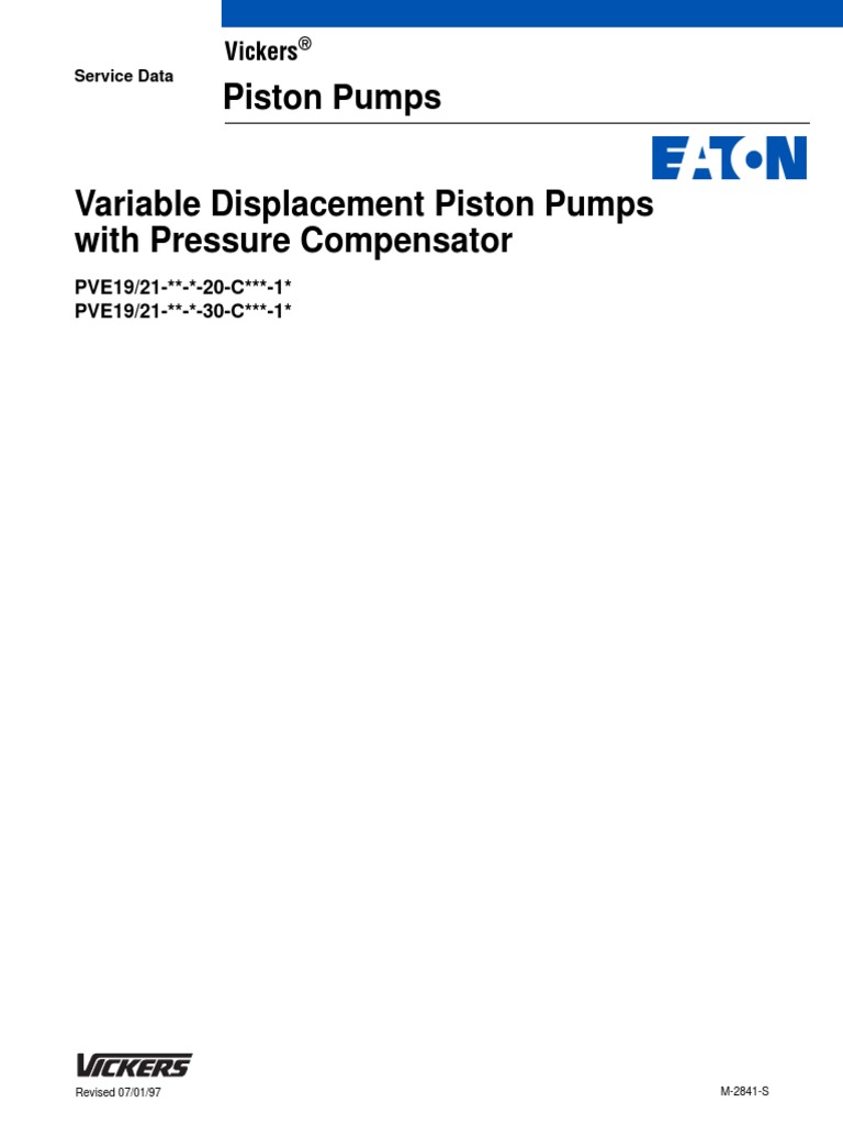 Pve19 21 | PDF | Valve | Piston