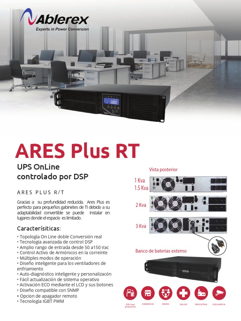 Manual Ablerex Ares Plus RT 3000 | PDF | Ingenieria Eléctrica ...