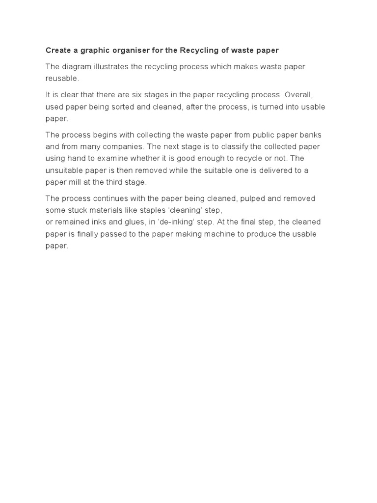 HS8461-Flow Chart-Recycling Waste Paper | PDF